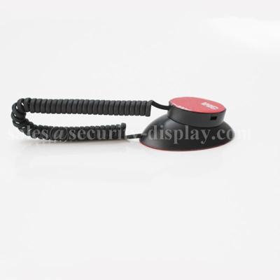 China Universal Coiled Security Tether with Magnets 20cm Cable Stretches to 80cm for sale