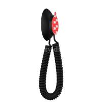 China Retractable Security Tether Cable Lock 20cm Coiled Cable with Magnetic Ends for Remote Control Loss Prevention for sale