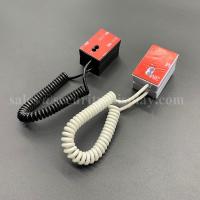 China Security Display Coiled Pull Box Retractor Tether for Dummy Phone 20cm 100cm for sale