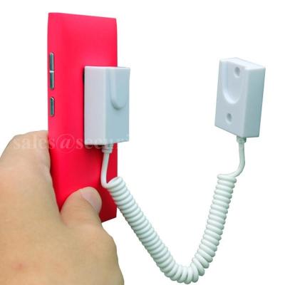 China Retractable Magnetic Coiled Anti Theft Pull Box Retractor Tether 20cm 100cm for sale