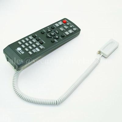 China Remote Control Anti Theft Security Display Coiled Cable 20cm Magnetic Backing for sale