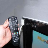 China Remote Control Anti Theft Security Display Coiled Cable 20cm Magnetic Backing for sale