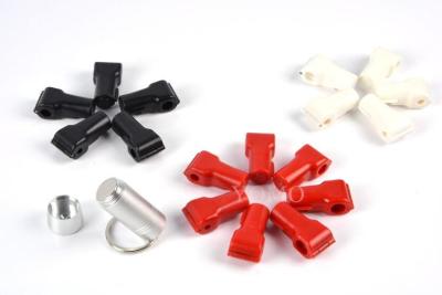 China EAS Security Peg Hook Stop Lock Red ABS Plastic 4-8mm Retail Display Anti-Theft for sale