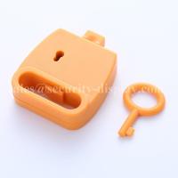China EAS Magnetic Double Bar Security Peg Hook Stop Lock 34x45x17mm ABS Plastic Anti-Theft for sale