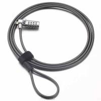 China 4 Digit Password Laptop Cable Lock 2m Steel Security Anti Theft for Notebook for sale