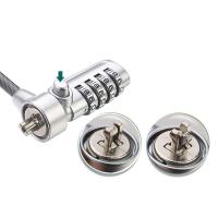 China 4 Digit Password Laptop Cable Lock 2m Steel Security Anti Theft for Notebook for sale
