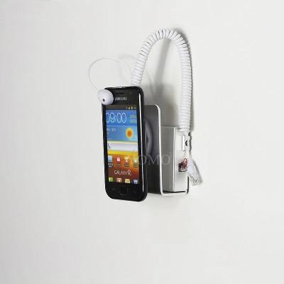 China Wall Mounted Mobile Phone Security Display Stand with Alarm and Charging 105dB for sale