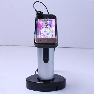 China Mobile Phone Secure Interactive Display Stand with 105dB Alarm and 150cm Spring Cable for sale