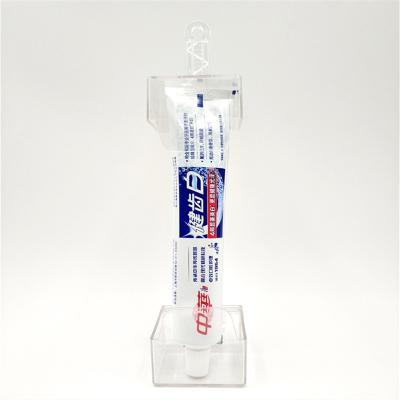 China EAS Acrylic Clear Hard Security Safer Box for Toothpaste Cosmetics 61x69x176mm for sale