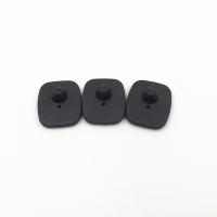 China Anti-Theft EAS RF 8.2 MHz Square Clothes Garment Hard Tag 48x42mm for sale