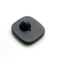 China 8.2MHz EAS RF Mini Square Hard Tag 48x42mm Clothing Alarm Security Tag for sale