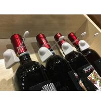 China EAS Anti-Theft Security Alarm Triangle Metal Cable Wine Bottle Tag for sale