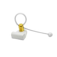 China EAS Anti-Theft Security Alarm Triangle Metal Cable Wine Bottle Tag for sale