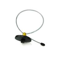 China EAS Round Metal Cable Milk Formula Anti Theft Security Tag 58KHz 8.2MHz for sale