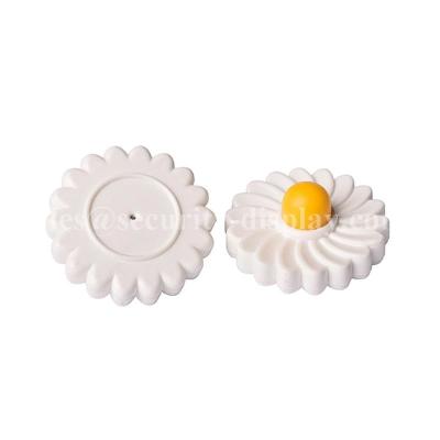 China EAS RF Hard Tag 8.2 Mhz 42mm Flower Security Tag for Retail Store Anti Theft for sale