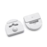 China Self Hanging Security Tag for Razor Blades 55mm ABS Plastic AM 58KHz RF 8.2MHz for sale