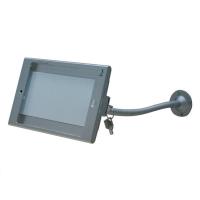 China Wall Mount iPad Mini Tablet Bracket Enclosure 600mm Gooseneck Aluminum Alloy for sale