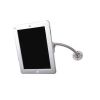 China Wall Mounted Aluminum Tablet Kiosk Stand for iPad 2 3 4 Air Digital Signage 350mm Gooseneck for sale