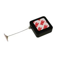 China Steel Cord Anti Theft Pull Box Retractable Spring 100000 Cycles ABS Plastic 90cm Cable for sale