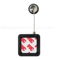 China Mechanical 90cm Retractable Pull Lanyard Security Recoiler ABS Plastic Square Anti-Theft Display for sale
