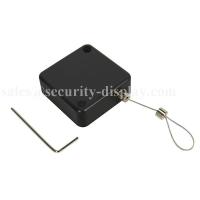 China Mechanical 90cm Retractable Pull Lanyard Security Recoiler ABS Plastic Square Anti-Theft Display for sale