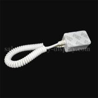 China Magnetic Anti Theft Coiled Cable Tether 20ft 3M Adhesive Backing for Remote Control Display for sale
