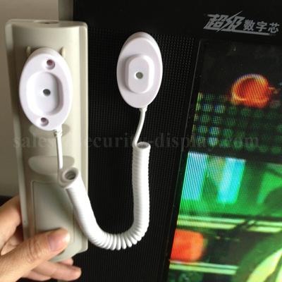 China TV Remote Control 20cm PU Coiled Cable Lock Kit Security Tether for sale