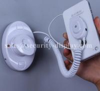 China Wall Mounted Anti Shoplifting Cell Phone Security Display Stand 105dB Alarm 150cm Spring Cable for sale