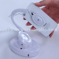 China Wall Mounted Anti Shoplifting Cell Phone Security Display Stand 105dB Alarm 150cm Spring Cable for sale