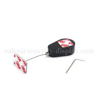 China Drip Shaped ABS Plastic Anti Theft Pull Box Recoiler 90cm Cable 0.9mm for sale