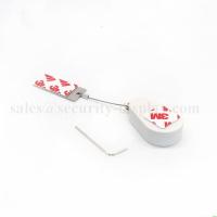 China Drip Shaped ABS Plastic Anti Theft Pull Box Recoiler 90cm Cable 0.9mm for sale