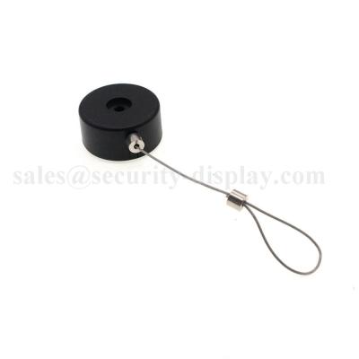 China Mini Anti Theft Mechanical Pull Box Recoiler 33x33x16mm ABS Plastic 60-280cm Cable for sale