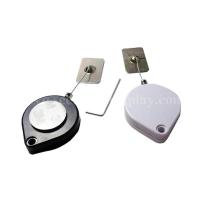 China Heart Shaped Anti Theft Pull Box Recoiler 90cm Stainless Steel Cable for sale