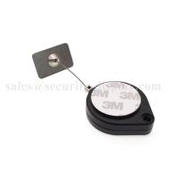 China ABS Plastic Retractable Security Tether 54x45x12.5mm with 3M Glue for Retail Display for sale
