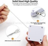 China Anti Oxidation Retractable Punch Free Automatic Door Closer for sale
