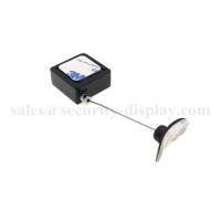 China ABS Plastic Anti Theft Mini Square Pull Box Recoiler 90cm Cable 0.9mm for sale
