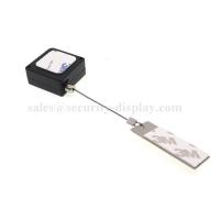 China Retractable Plastic Anti Theft Pull Box With Steel Cord for sale