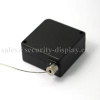 China Square Retail Security Tether Pull Box Recoiler 95cm Cable 0.9mm ABS for sale