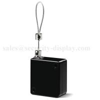 China 3M Adhesive Anti Theft Locking Retractable Key Chain 95cm 0.9mm Cable for sale
