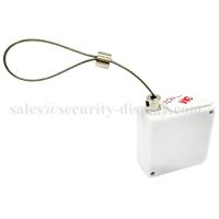 China Mini ABS Anti Theft Pull Box 32x31x14mm Retractable Security Tether 95cm Cable for sale