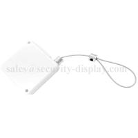 China Mini ABS Anti Theft Pull Box 32x31x14mm Retractable Security Tether 95cm Cable for sale