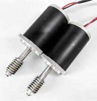 China 76mm 24V Low Noise permanent magnet brushed dc motor for Automatic door for sale