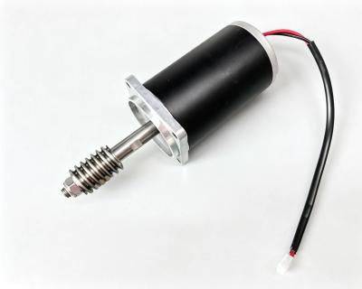 China 76mm 24V Low Noise permanent magnet brushed dc motor for Automatic door for sale