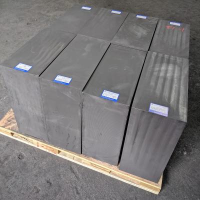 China Vibration Graphite Black Extruded Isostatic Graphite Block 40 HSD Hardness for sale