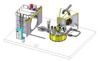 China Oven Carousel Rotational Molding Machine 3 Arms 4 Arm for sale