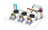 China Rotational Moulding Oven Moveable Shuttle Machine Yisong for sale
