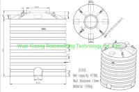 China 5000L Customizde OEM Rotational Molding Plastic Water Tank with Best Quality for sale