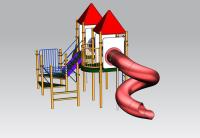 China Single Cavity Aluminum Rotational Molds For Playground Slide Toddler Play Toy for sale