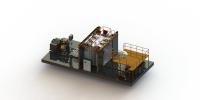 China Rotational Shuttle Rotomolding Machine Oven  3.5m for sale