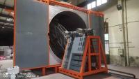 China 4000mm Shuttle Rotational Moulding Machine Equipment for sale
